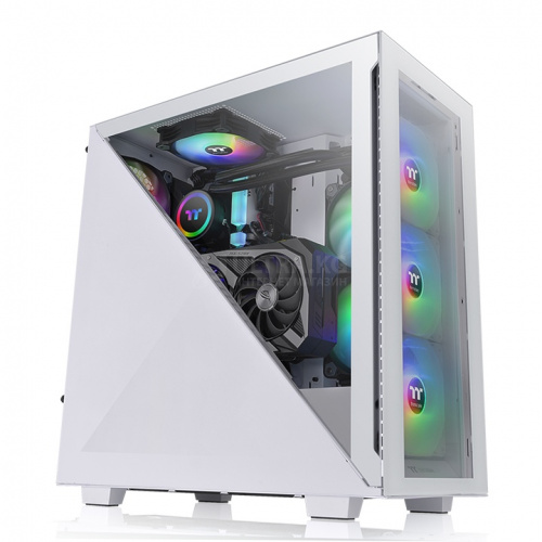 Корпус Thermaltake Divider 300 TG Snow/White/Win/SPCC/Tempered Glass*2 ...